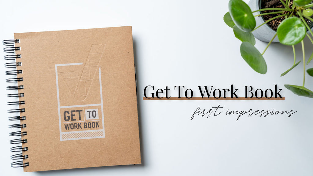 Get to Work Book Planner | First Impressions – Knockout Print Shop