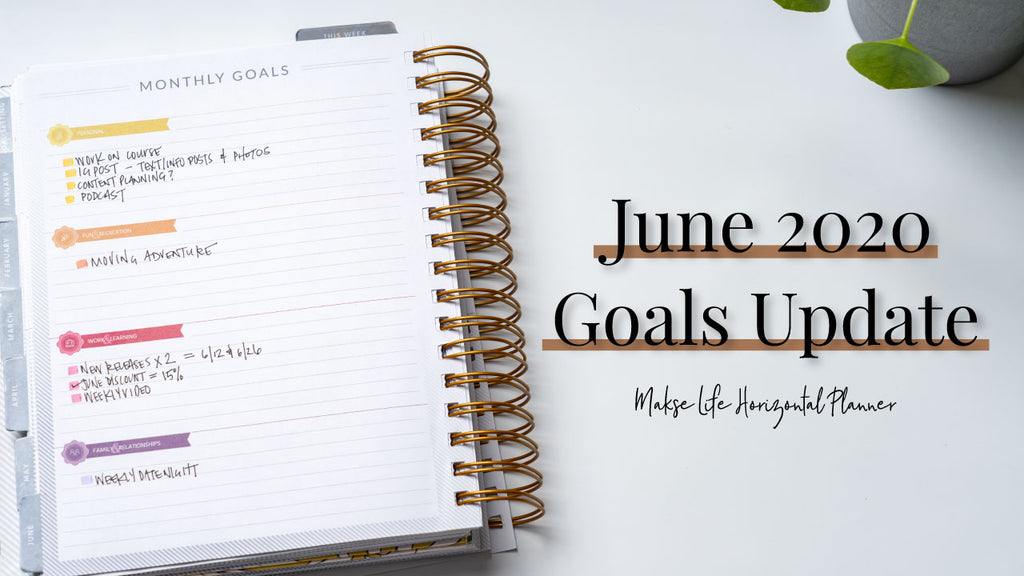 Minimalist Goal Setting | June 2020 Goals – Knockout Print Shop