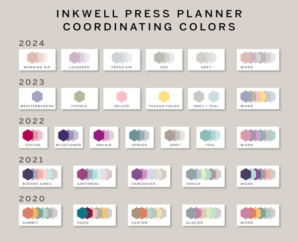 FLEX 3 Hexagon Checklist Planner Stickers for inkWELL Press Planners I ...